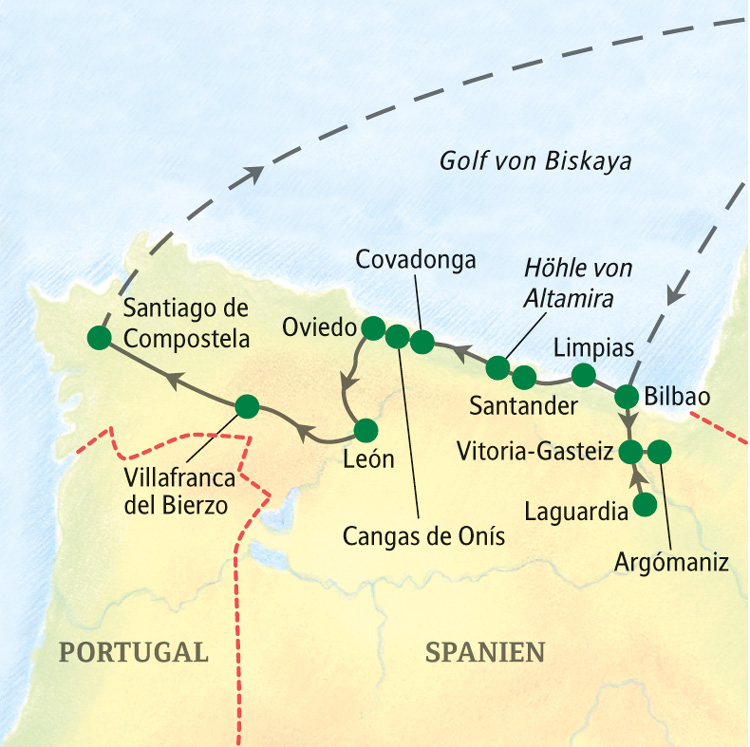 Spanien – auf dem nördlichen Jakobsweg - ARCD